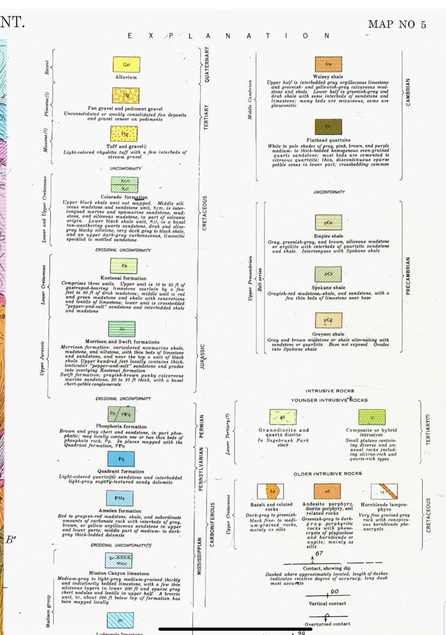 Solved Use the provided map of the Devils Fence Quadrangle | Chegg.com