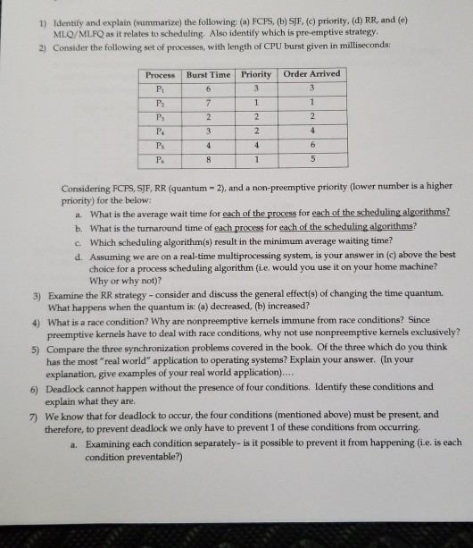 Solved Identify and explain (summarize) the following: (a) | Chegg.com