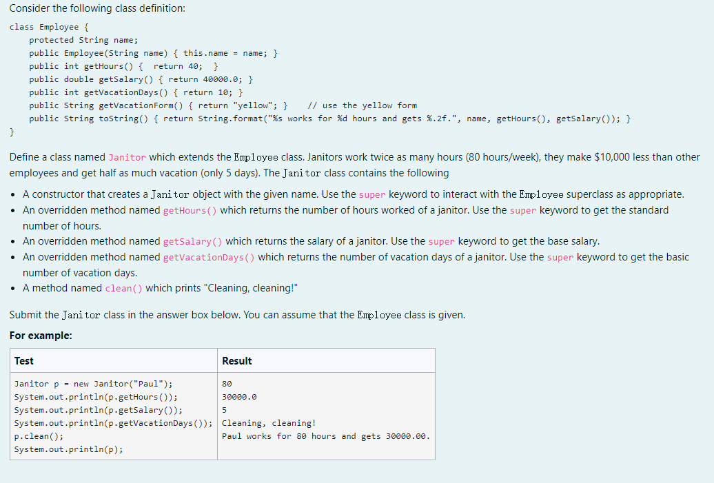 Solved Consider the following class definition: class | Chegg.com