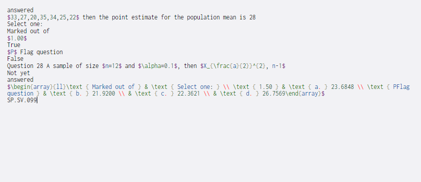 Solved answered $33,27,20,35,34, 25, 225 then the point | Chegg.com