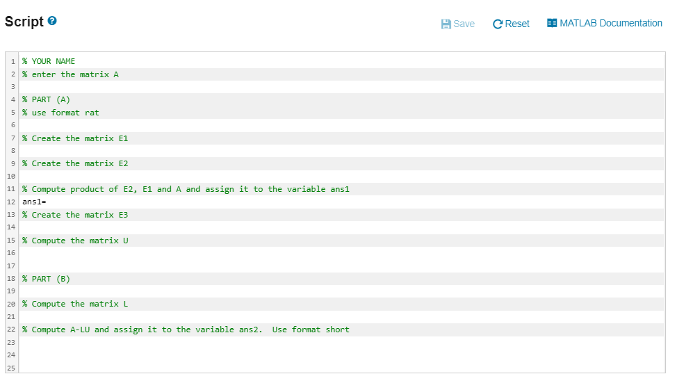 Solved MAT 343 LAB 3 Problem 2 My Solutions > Enter the | Chegg.com