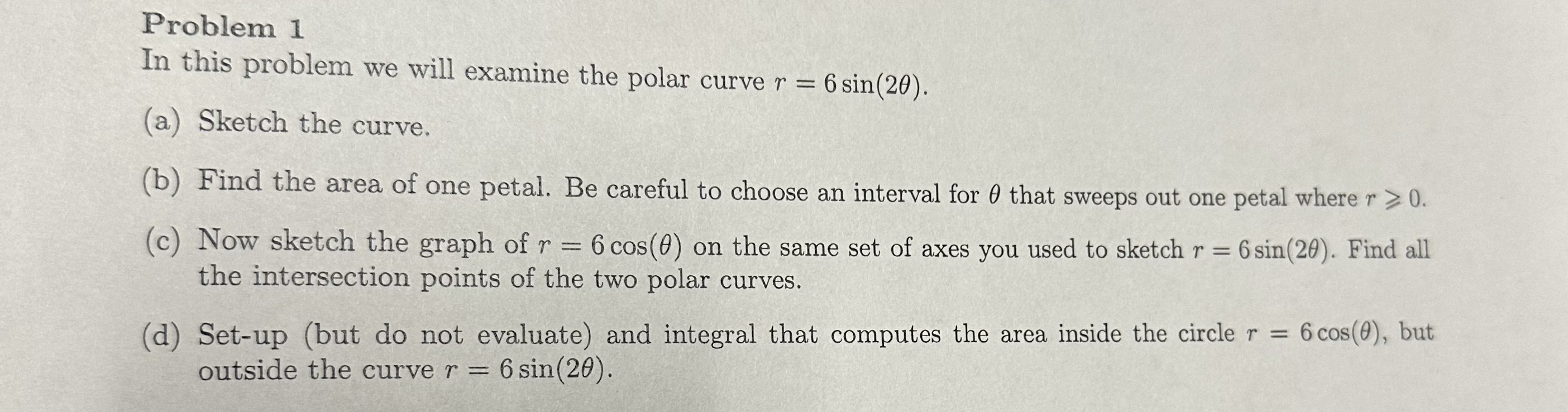 Solved Problem 1 In this problem we will examine the polar | Chegg.com