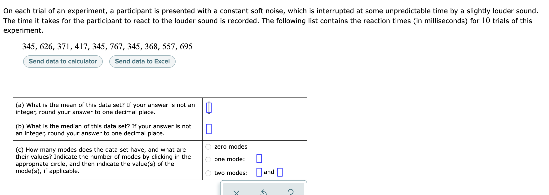 Solved On each trial of an experiment, a participant is | Chegg.com
