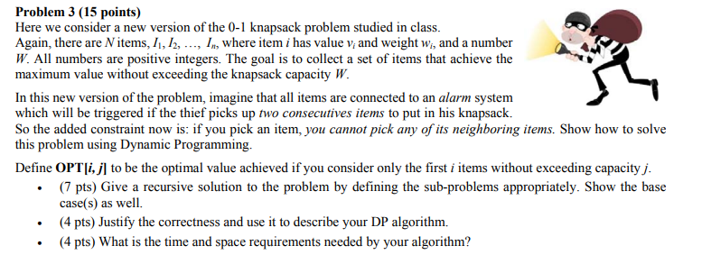 Solved Problem 3 (15 points) Here we consider a new version | Chegg.com