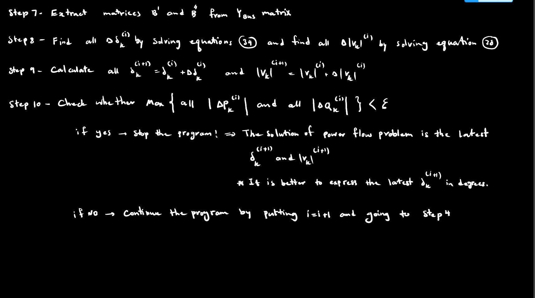 PLEASE WRITE THE MATLAB CODE FOR FAST DECOUPLED POWER | Chegg.com