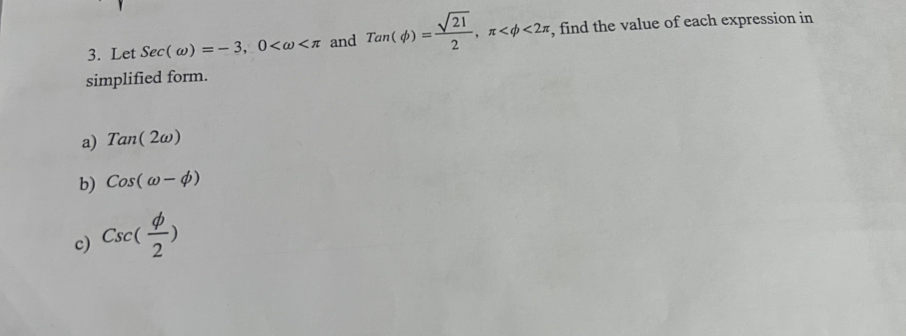 Solved how to set this up on two seperate graphs? Let | Chegg.com