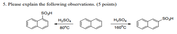 Solved 5. Please explain the following observations. (5 | Chegg.com