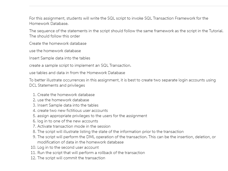 Solved SHOW DATABASES; DROP DATABASE IF EXISTS | Chegg.com