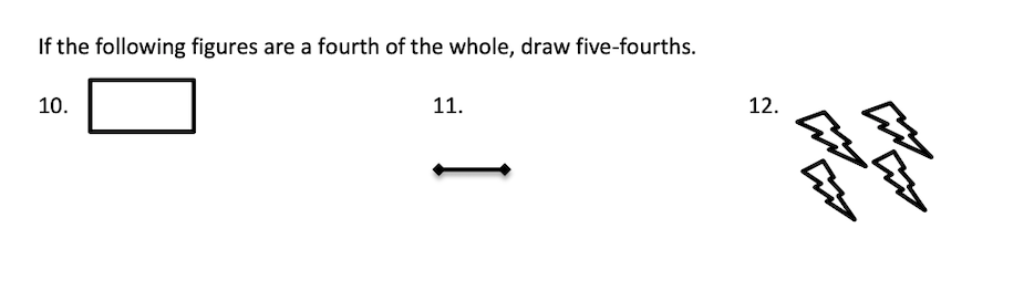 Solved If the following figures are a fourth of the whole, | Chegg.com
