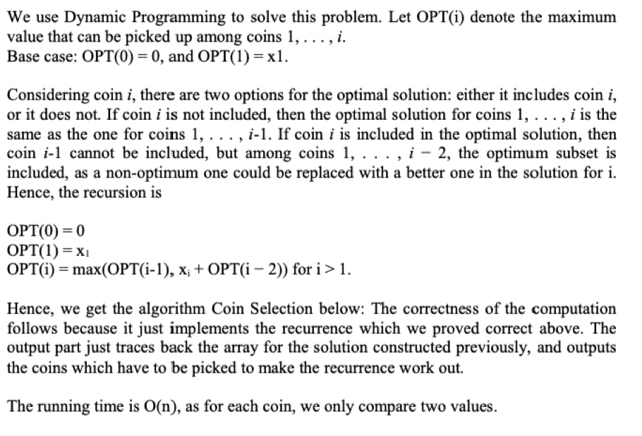 Solved On a table lie N coins in a row, where the ith coin | Chegg.com