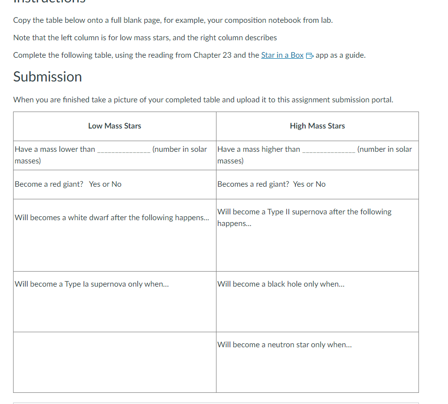 Solved Copy the table below onto a full blank page, for | Chegg.com
