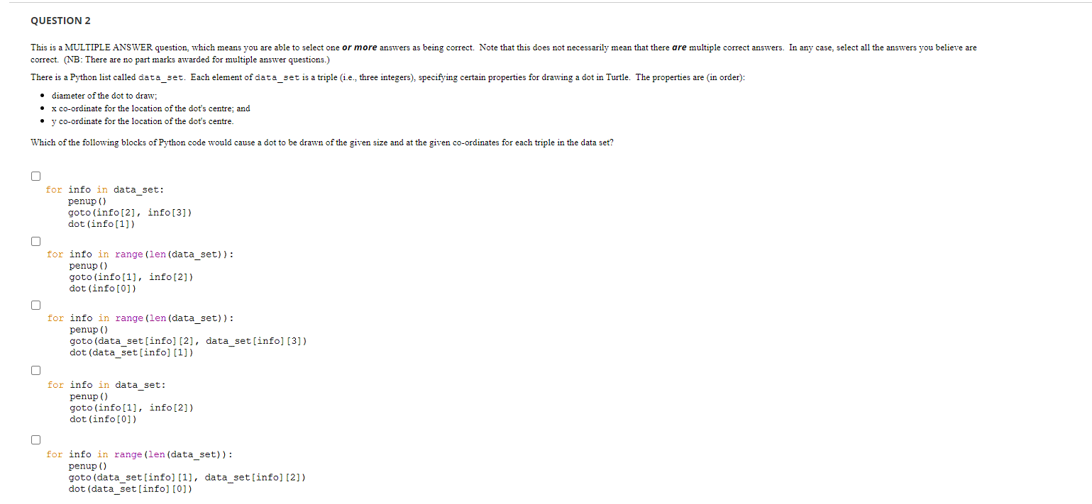 Solved correct. (NB: There are no part marks awarded for | Chegg.com