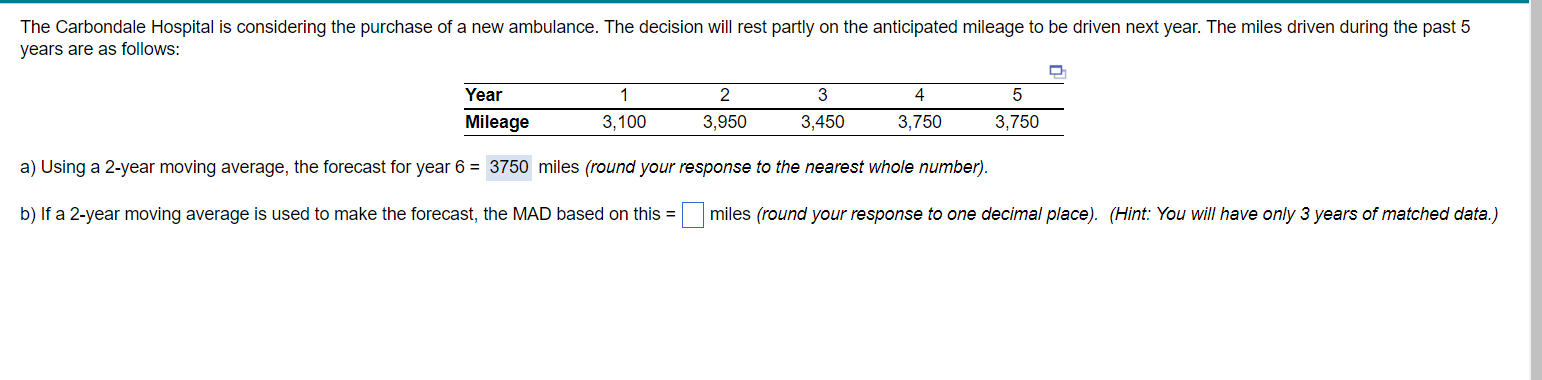 Solved This exercise contains only parts b,c, and d. b) | Chegg.com