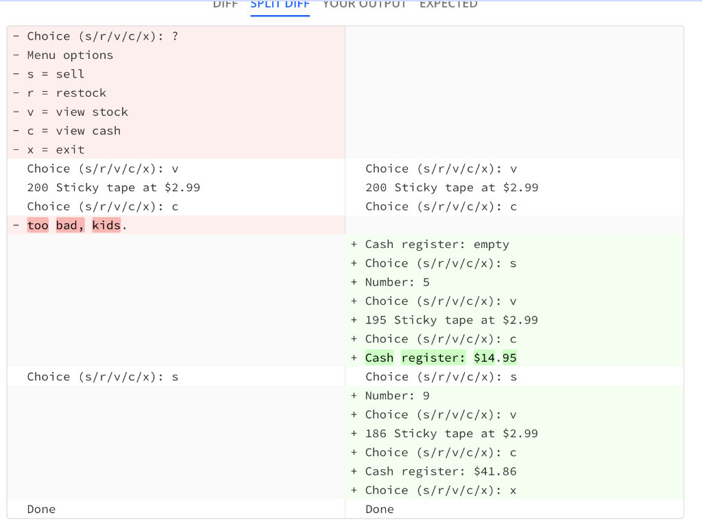 Solved Write This In Python Store Specification A Store 0270