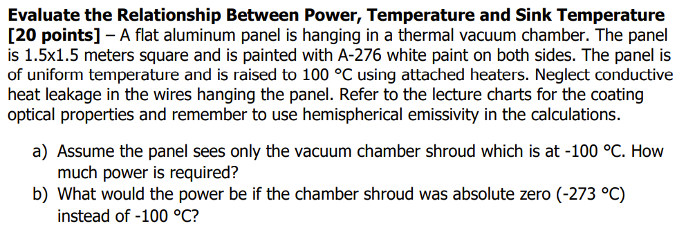 Solved Evaluate the Relationship Between Power, Temperature | Chegg.com
