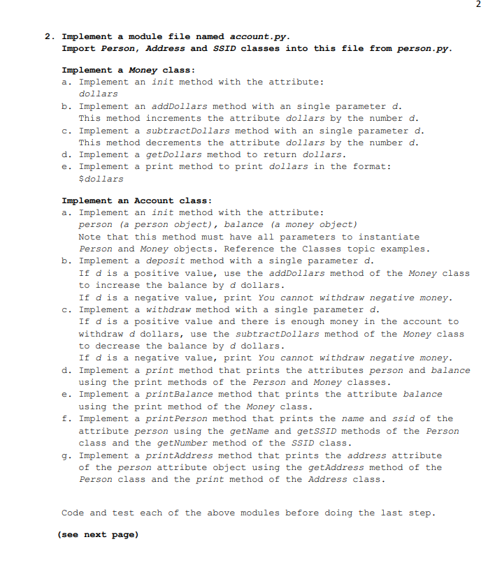 Solved Code two associated Object-oriented Programming | Chegg.com