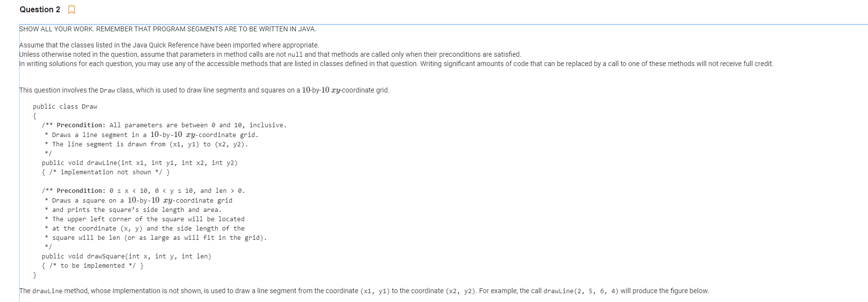 Solved Question 2 SHOW ALL YOUR WORK. REMEMBER THAT PROGRAM | Chegg.com