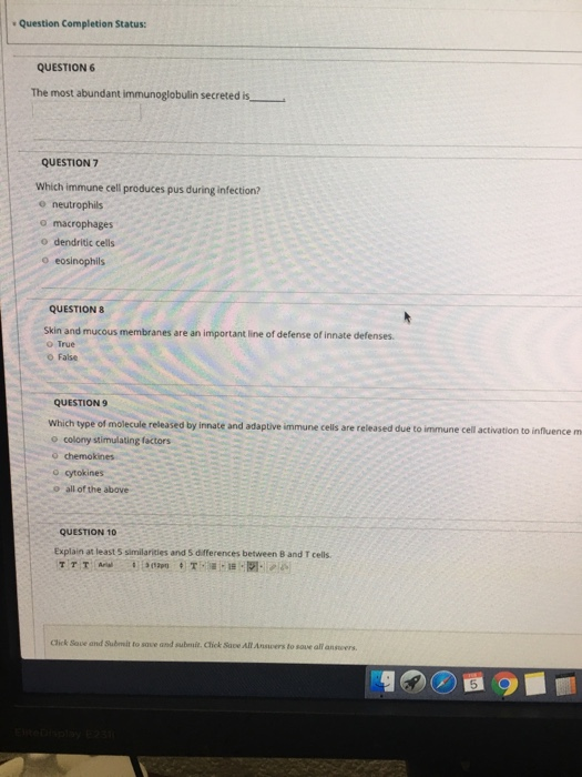 Solved Question Completion Status QUESTION6 The most | Chegg.com