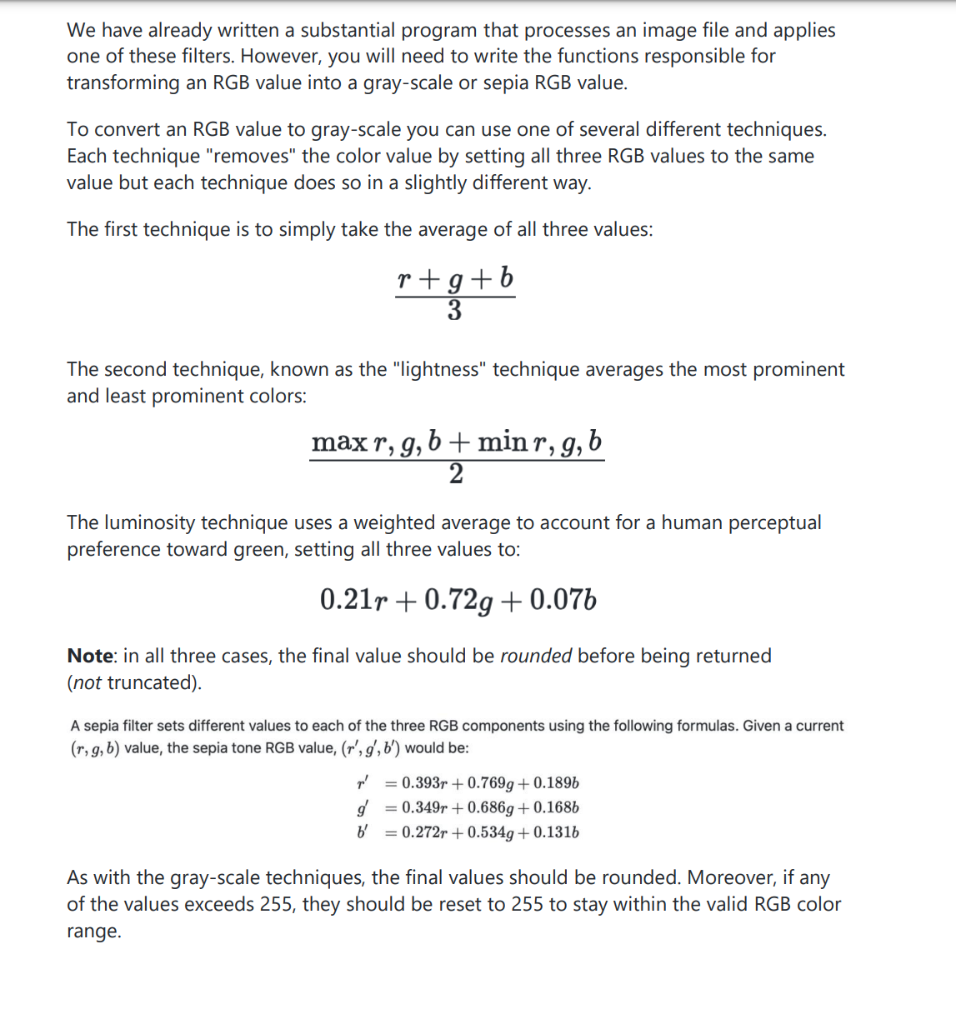 Solved We have already written a substantial program that | Chegg.com