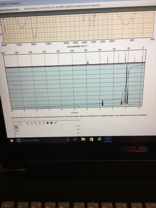 Solved Using the NMR, IR, and MS determine the structure of | Chegg.com
