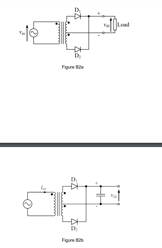 Solved The circuit diagram in Figure B2b is required to | Chegg.com