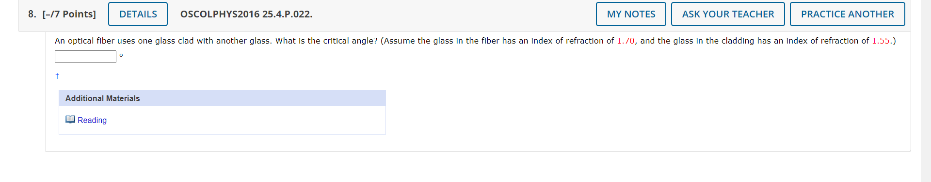 Solved Additional Materials | Chegg.com
