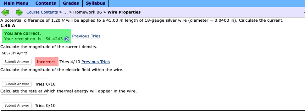 Solved Main Menu Contents Grades Syllabus Course Contents >> | Chegg.com