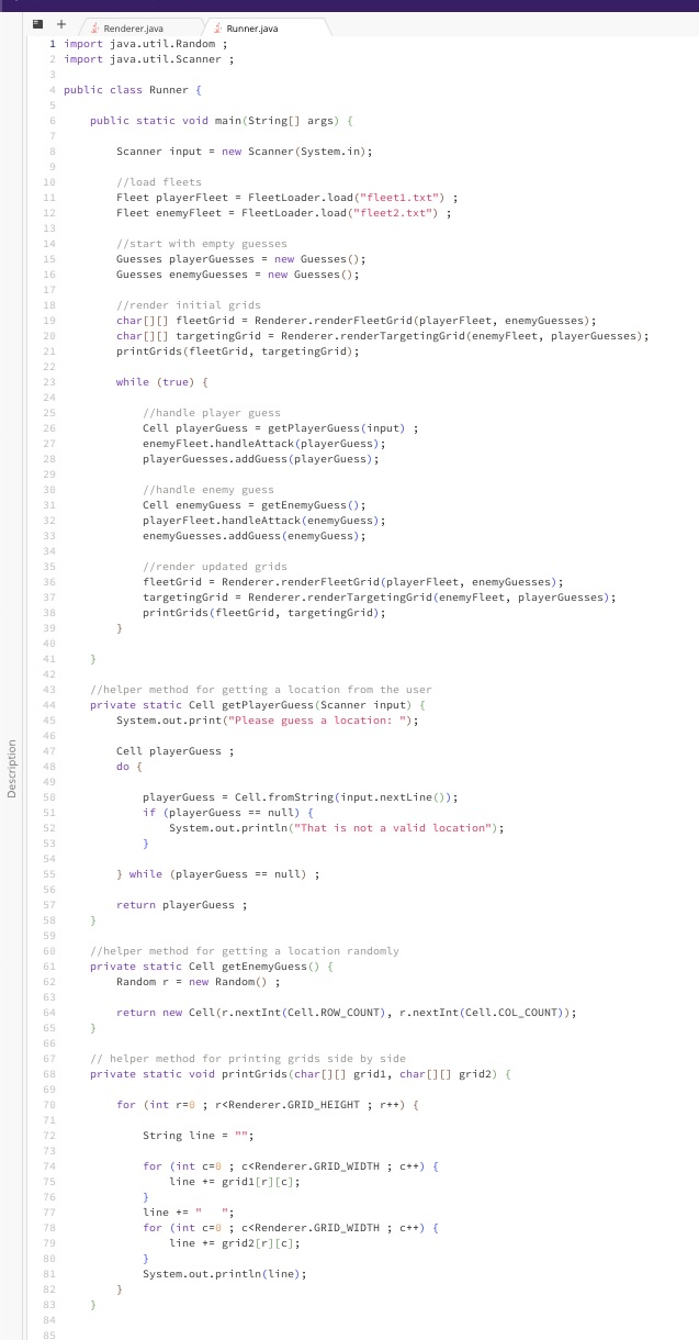 Solved 1. An empty grid, that does not display any ships or | Chegg.com