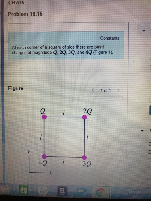 Solved HW16 Problem 16.15 Constants At each corner of a | Chegg.com