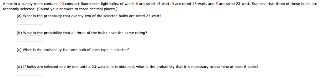 Solved A box in a supply room contains 20 compact | Chegg.com