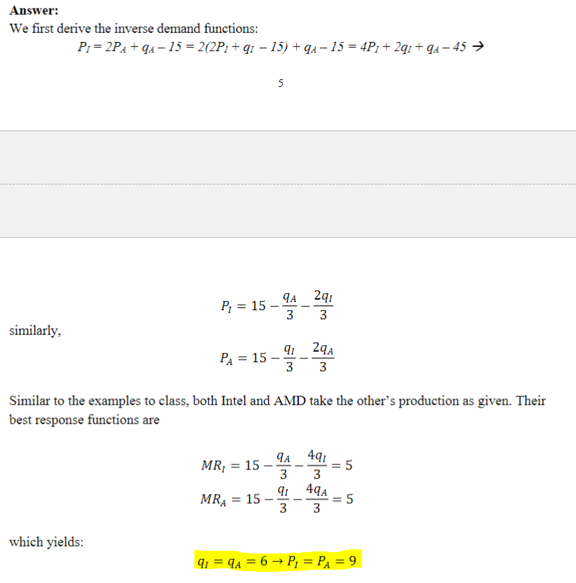 Solved How do you derive the highlighted part? What is the | Chegg.com