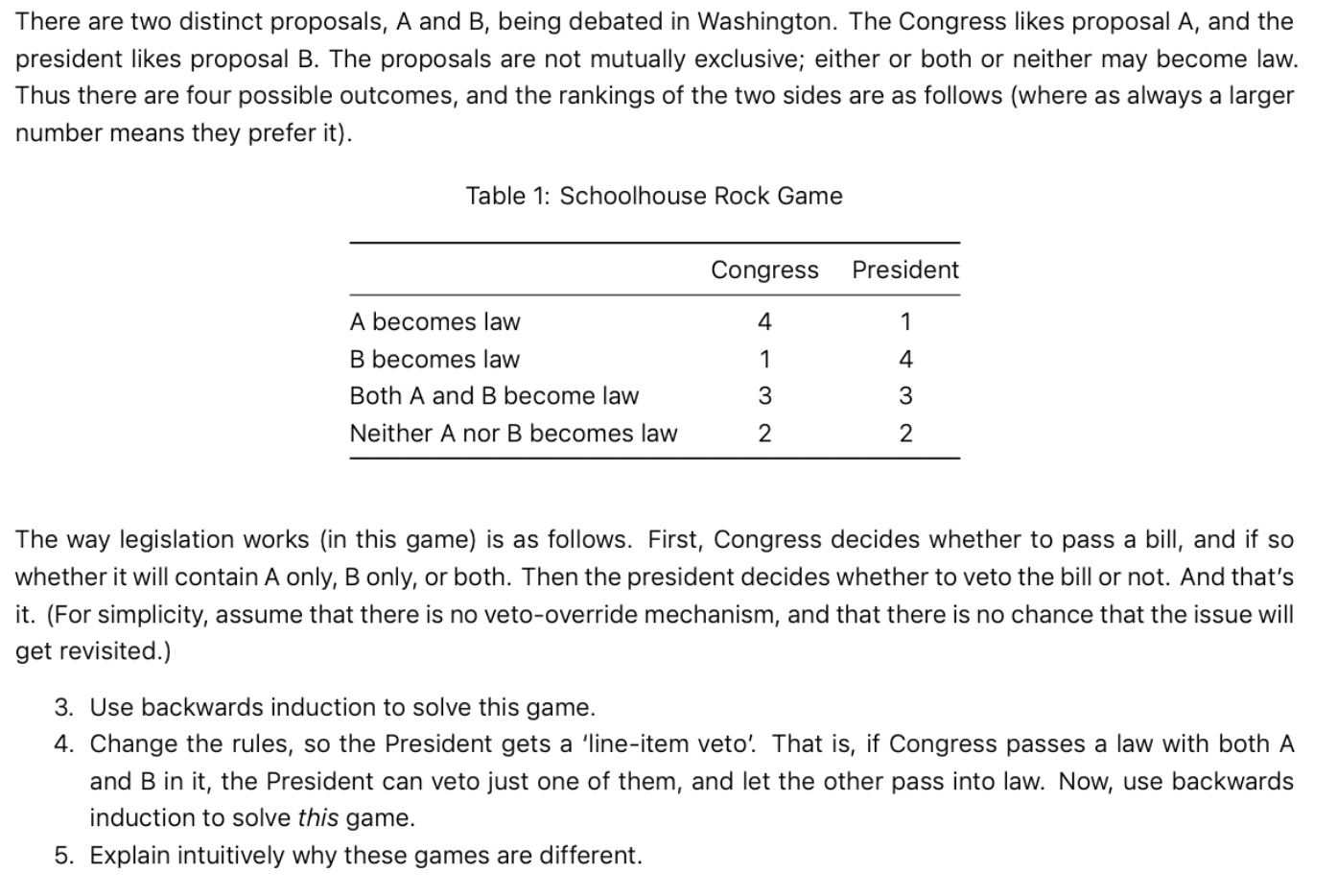 Solved There are two distinct proposals, A and B, being | Chegg.com