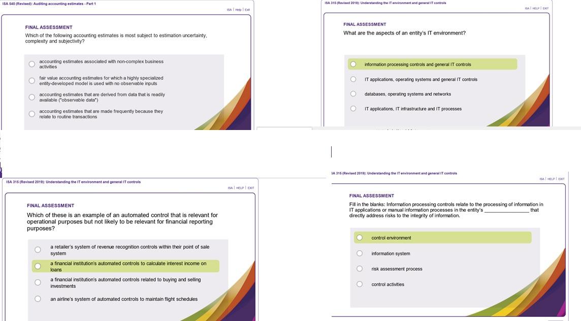 Solved ISA 540 (Revised: Auditing accounting estimates. Part | Chegg.com