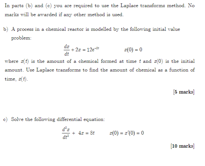 Solved In parts (b) and (c) you are required to use the | Chegg.com