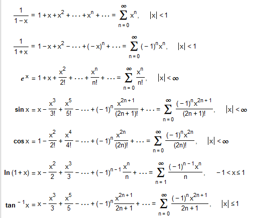 Solved Use the table of frequently used Taylor series to | Chegg.com