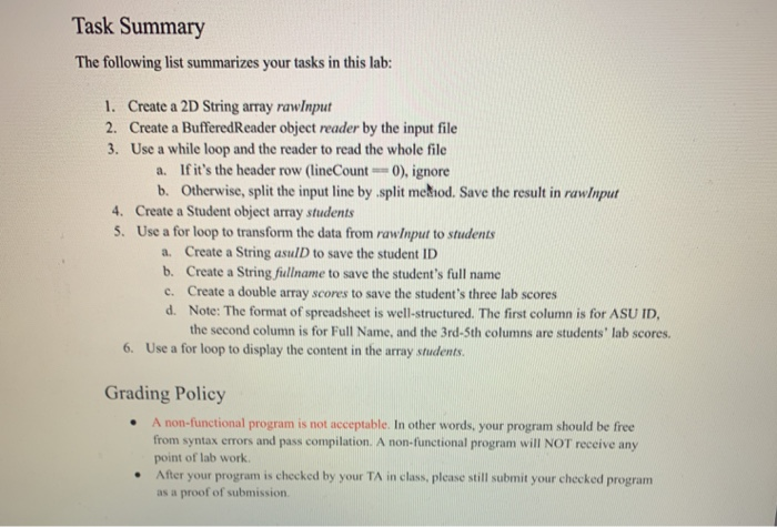 Solved Cse 110 Lab 10 Lab Topics Multidimensional Array 2d