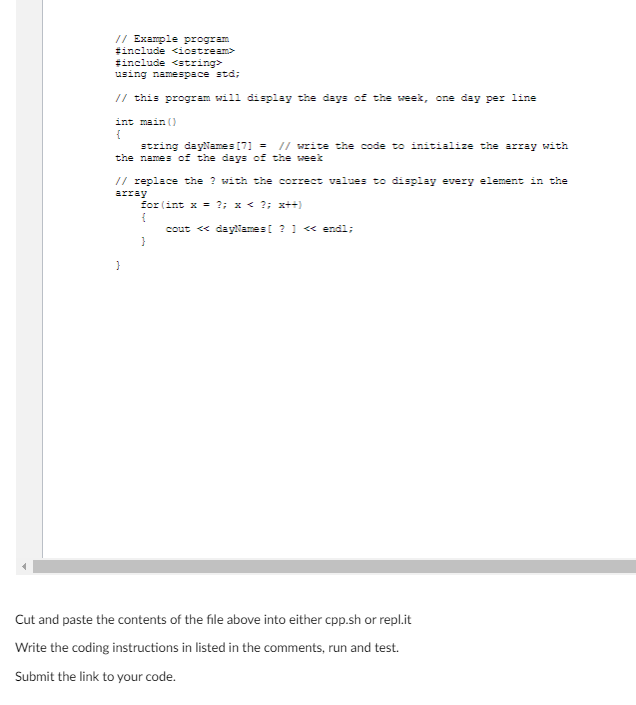 Solved Cut and paste the contents of the file above into | Chegg.com