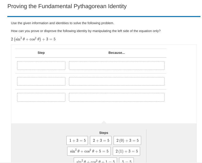Solved Proving the Fundamental Pythagorean Identity Use the | Chegg.com