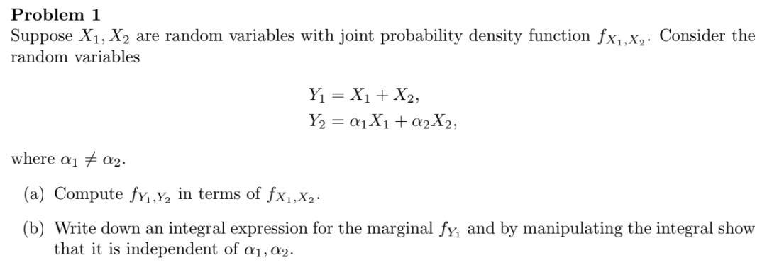 Solved Suppose X1,X2 are random variables with joint | Chegg.com