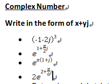 Solved Complex Number Write in the form of x+yj - (−1−2j)3 - | Chegg.com
