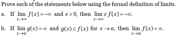 Solved Prove each of the statements below using the formal | Chegg.com