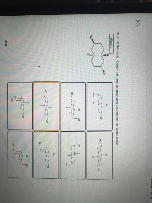 Solved 20. Select all that apply. Identify the | Chegg.com