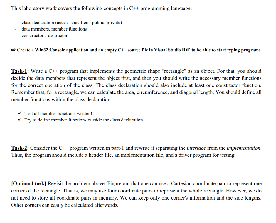 Solved This laboratory work covers the following concepts in | Chegg.com