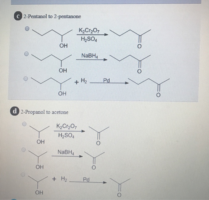 Solved Choose An Equation For Each Conversion 1 Butanol To
