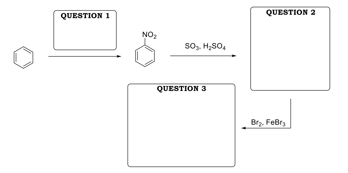 Solved QUESTION 1 QUESTION 2 NO2 SO3, H2SO4 QUESTION 3 Br2, | Chegg.com