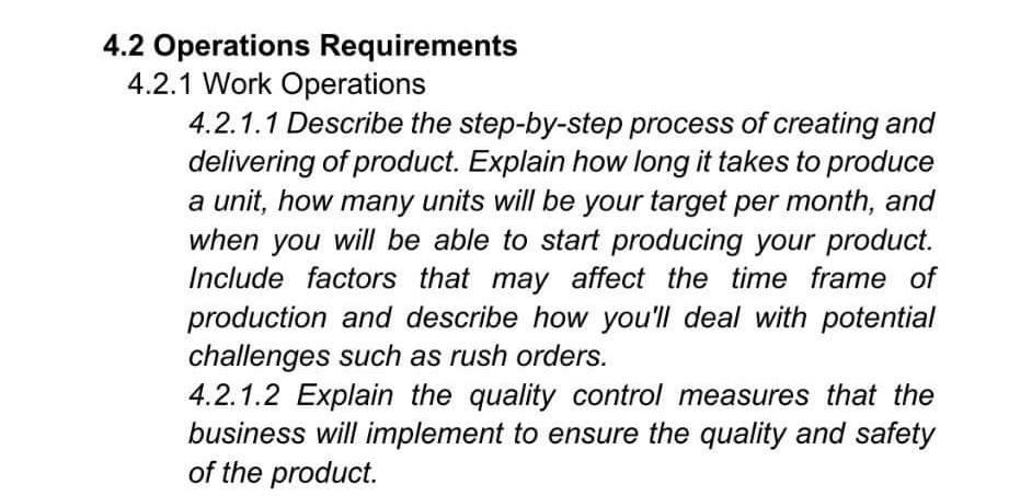 Solved Activity Description Operations aspect helps you to | Chegg.com
