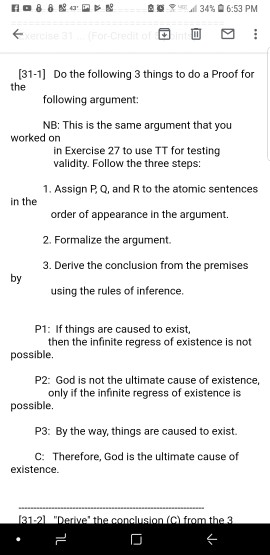 Solved [31-1] Do the following 3 things to do a Proof for | Chegg.com