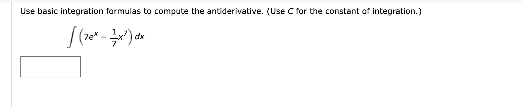 Solved Use basic integration formulas to compute the | Chegg.com