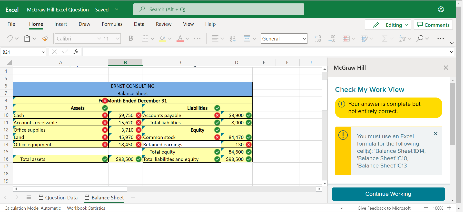 Solved I don't know where did I do wrong, Please help | Chegg.com