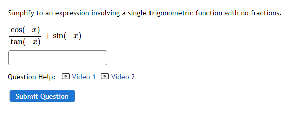Solved Simplify to an expression involving a single | Chegg.com